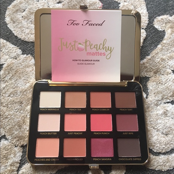 Too Faced | Makeup | Too Faced White Peach Just Peachy Palette | Poshmark